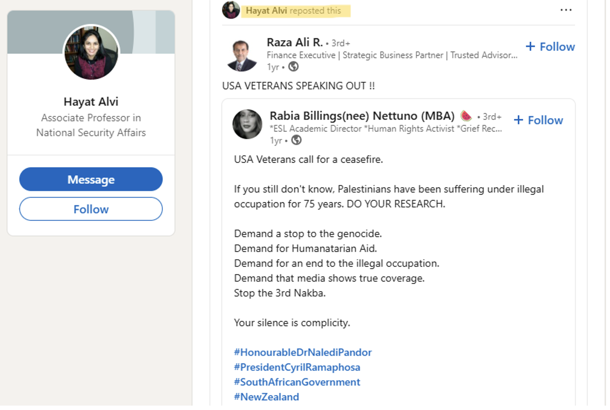 Hayat Alvi - Restore The Military