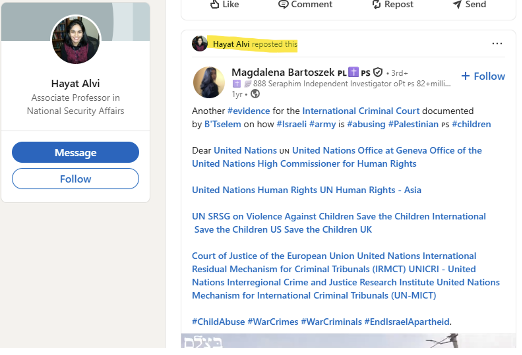 Hayat Alvi - Restore The Military